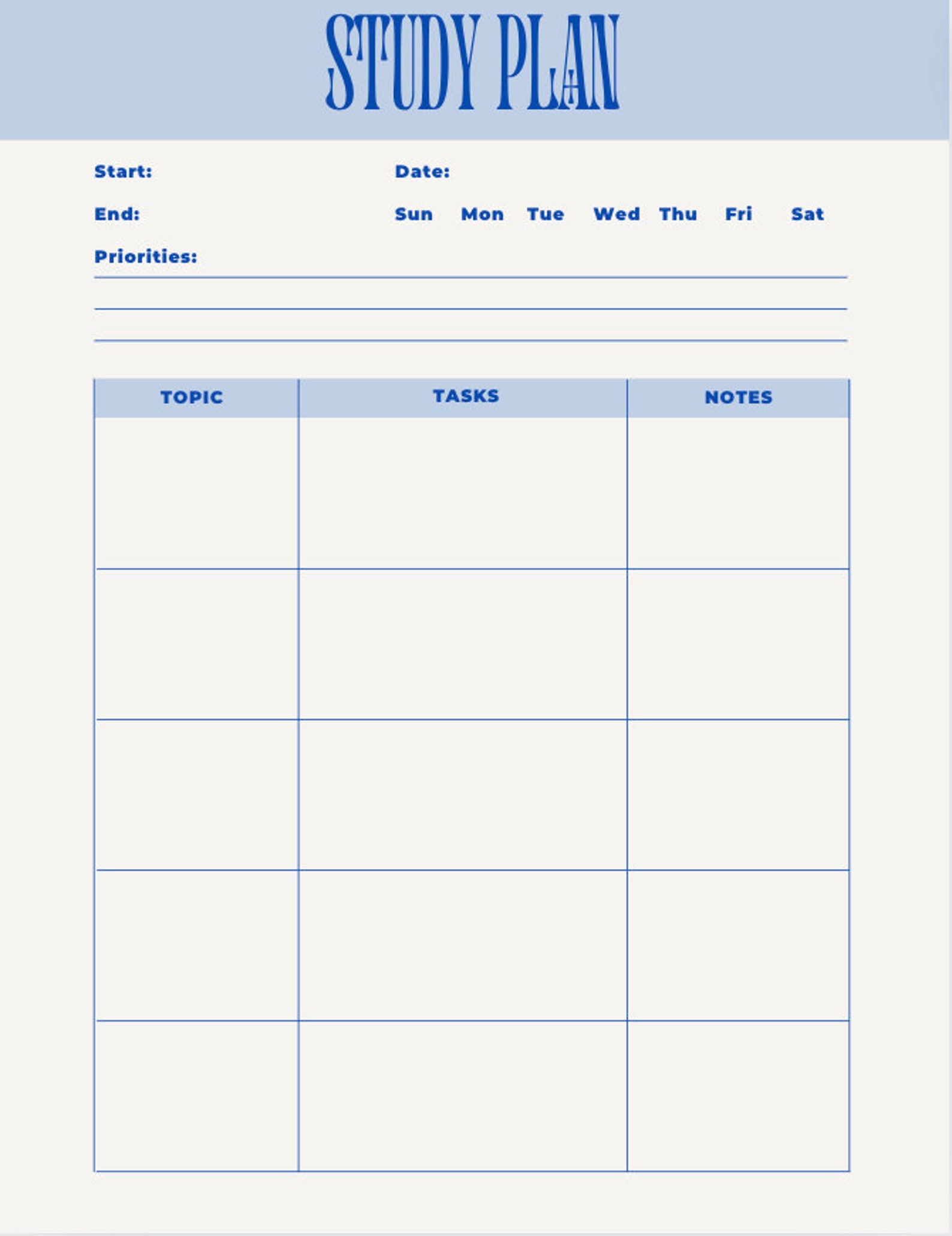 The Ultimate Study Planner - Etsy