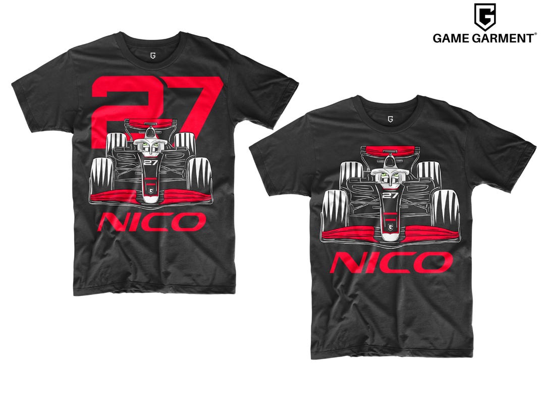 Game Garment Formula One Racing Nico #27 Driver Formula Race Car Sports ...