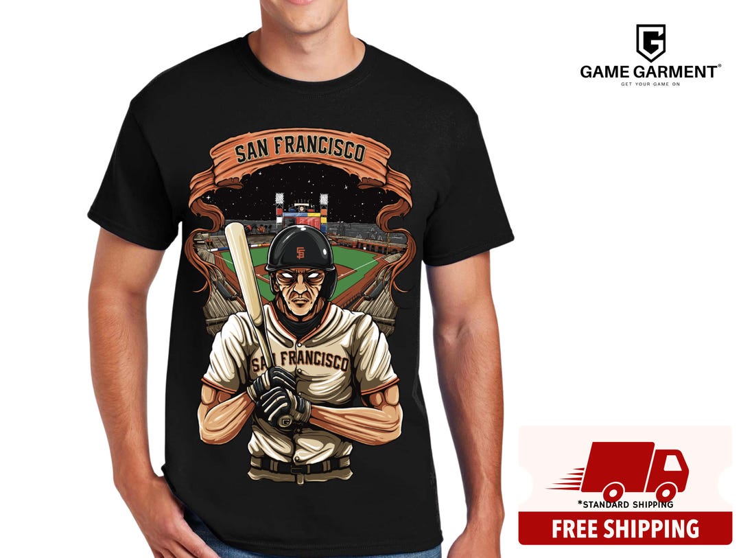 Game Garment San Francisco City Baseball Team Fan Tshirt Unisex Sports ...