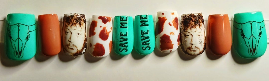 Jelly Roll Nails - Etsy