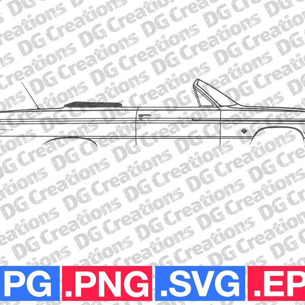 64 Impala Svg - Etsy