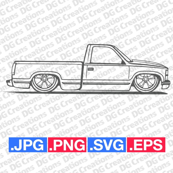 Chevy Silverado Svg - Etsy