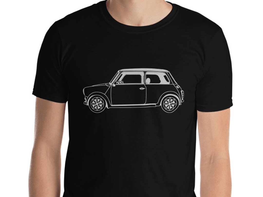 Classic Mini Cooper Shirt Custom Graphic Shirt Car Guy Gift Short ...