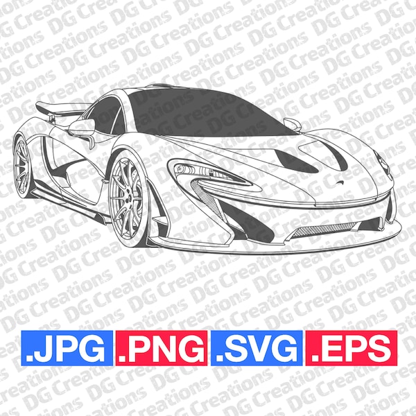 Mclaren Car Svg - Etsy UK