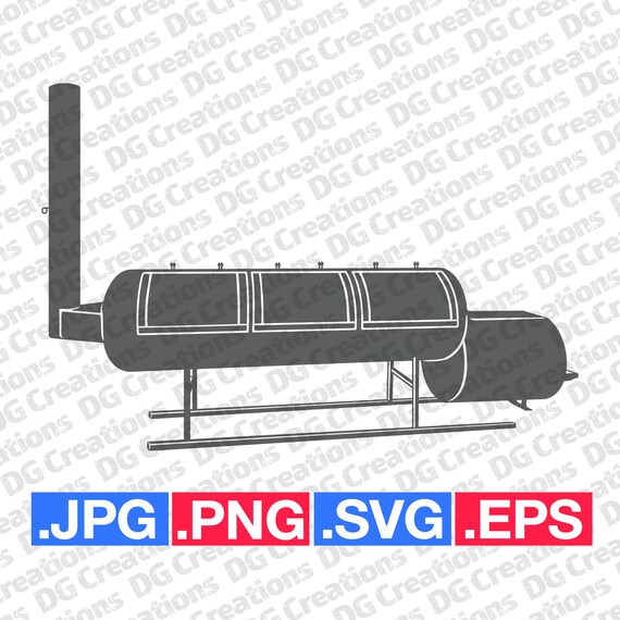 Bbq Smoker Silhouette My Offset Smoker Is Calling I Must Go SVG