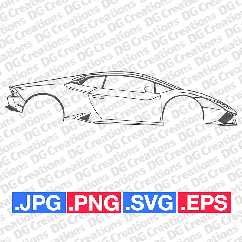 Lamborghini Svg - Etsy