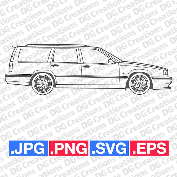 Volvo Clip Art - Etsy