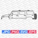Hummer H2 SUV Car SVG Clip Art Graphic Art Instant Download ...