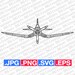 P-40 Warhawk Vintage War Plane Airplane WW2 Era SVG Clip Art Graphic ...