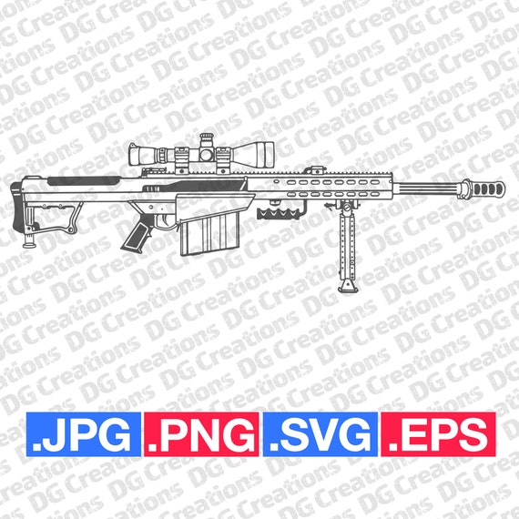 Military Rifle Clip Art