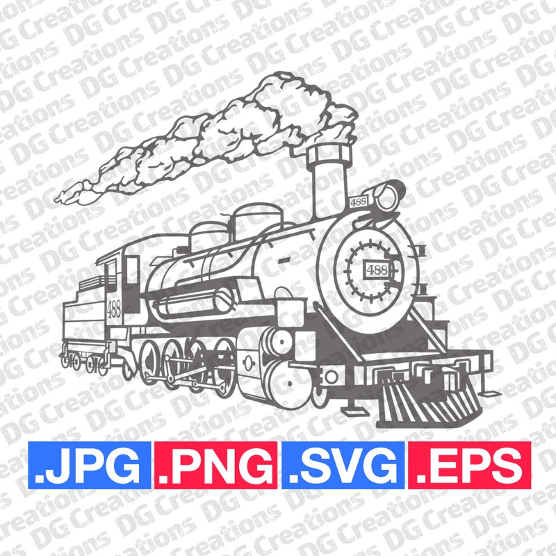 Train Stencil - Etsy