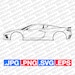 Chevrolet Corvette C8 Sportscar Car SVG Clip Art Graphic Art - Etsy