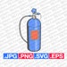 Nitrous Bottle SVG Clip Art Graphic Art Tank Instant Download ...
