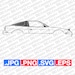 Nissan 240SX 1993 Pop Ups Sportscar Car SVG Clip Art Graphic Art ...