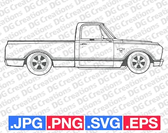 C10 Truck Chevy Digital Download Svg Png - Etsy
