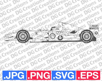 Formula 1 Vector - Etsy