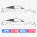 Nissan 240SX 1993 Pop Ups Sportscar Car SVG Clip Art Graphic Art ...