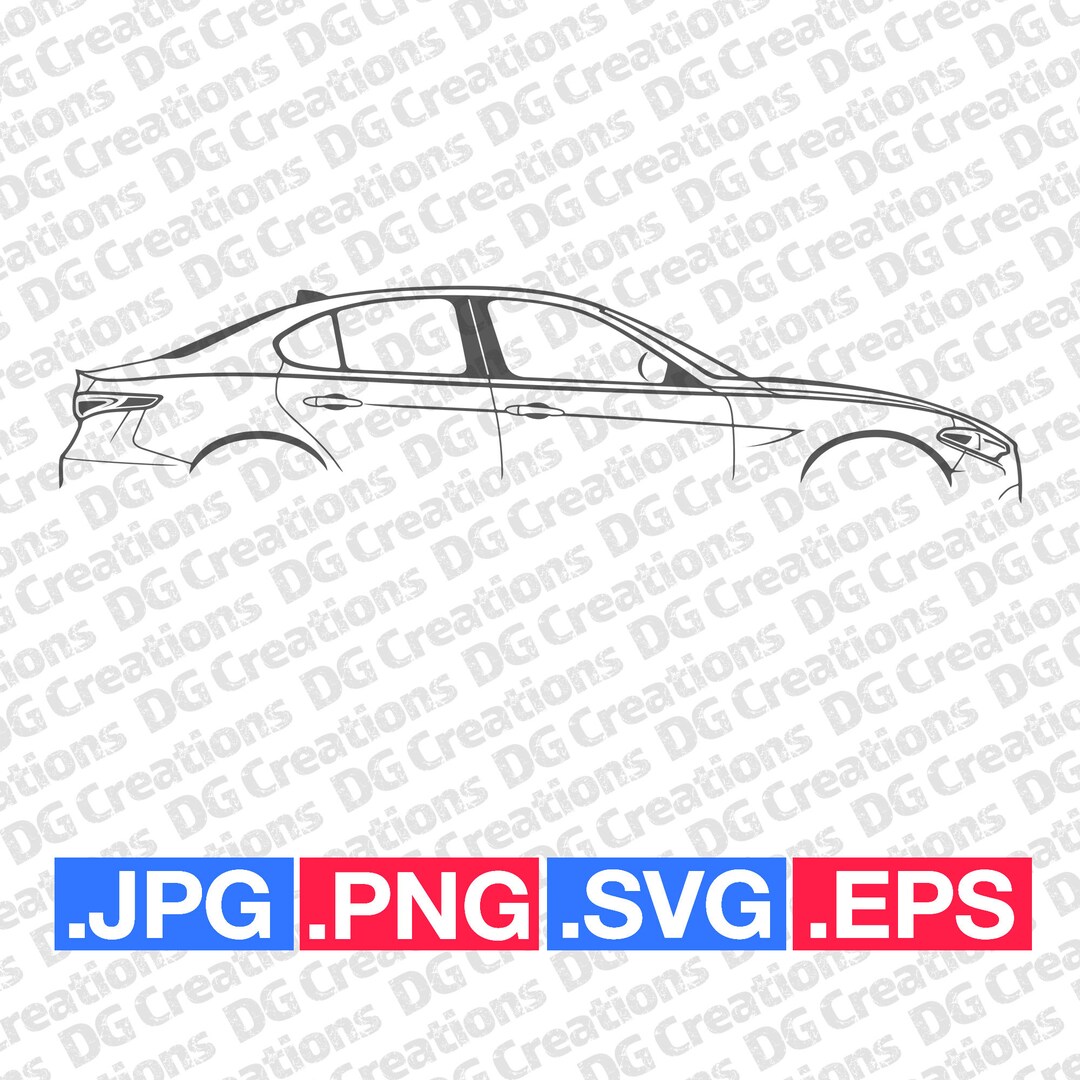 Alfa Romeo Giulia Sedan 2020 Car SVG Clip Art Graphic Art Instant ...