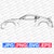Chevrolet Impala 1959 Front Classic Car SVG Clip Art Graphic Art ...