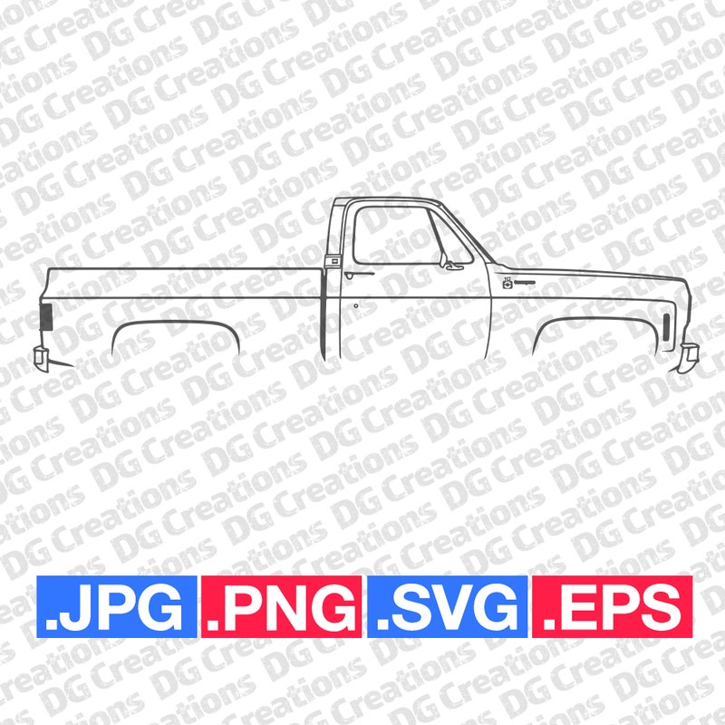 Chevy Squarebody Svg - Etsy