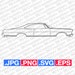 Chevrolet 1958 Gasser Drag Car Classic Car SVG Clip Art Graphic Art ...