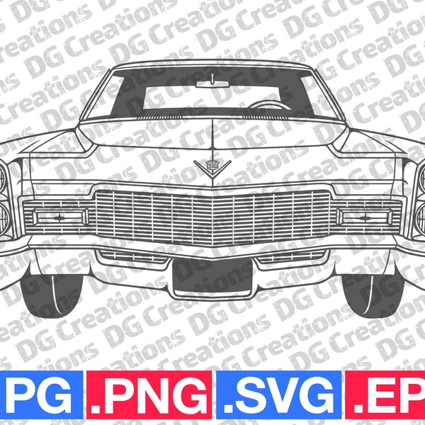 Cadillac Svg - Etsy