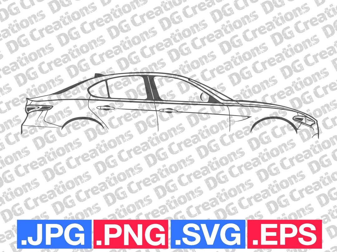 Alfa Romeo Giulia Sedan 2020 Car SVG Clip Art Graphic Art - Etsy