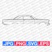 Ford Galaxie 500 1965 Hardtop Car SVG Clip Art Graphic Art Instant ...