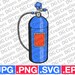 Nitrous Bottle SVG Clip Art Graphic Art Tank Instant Download - Etsy