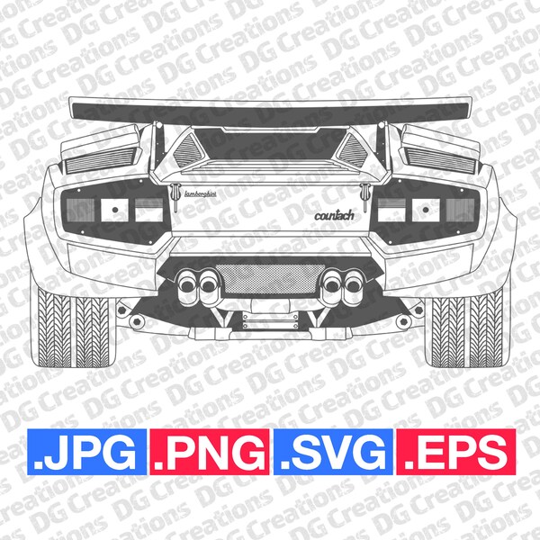 Lamborghini Stencil - Etsy