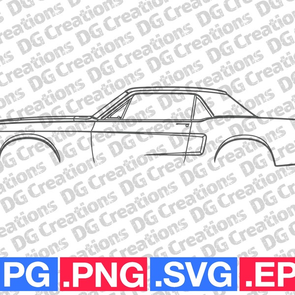 Mustang Svg - Etsy