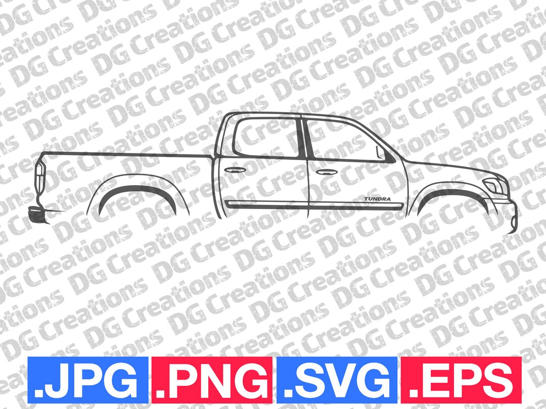 Toyota Tundra 2006 Truck Car SVG Clip Art Graphic Art Instant - Etsy