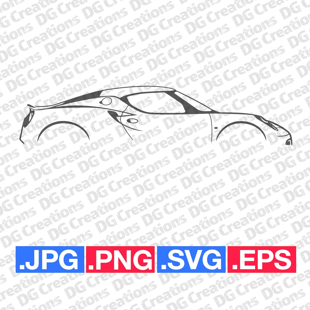 Alfa Romeo 4C 2019 Sportscar Car SVG Clip Art Graphic Art Instant ...