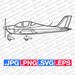 P-40 Warhawk Vintage War Plane Airplane WW2 Era SVG Clip Art Graphic ...