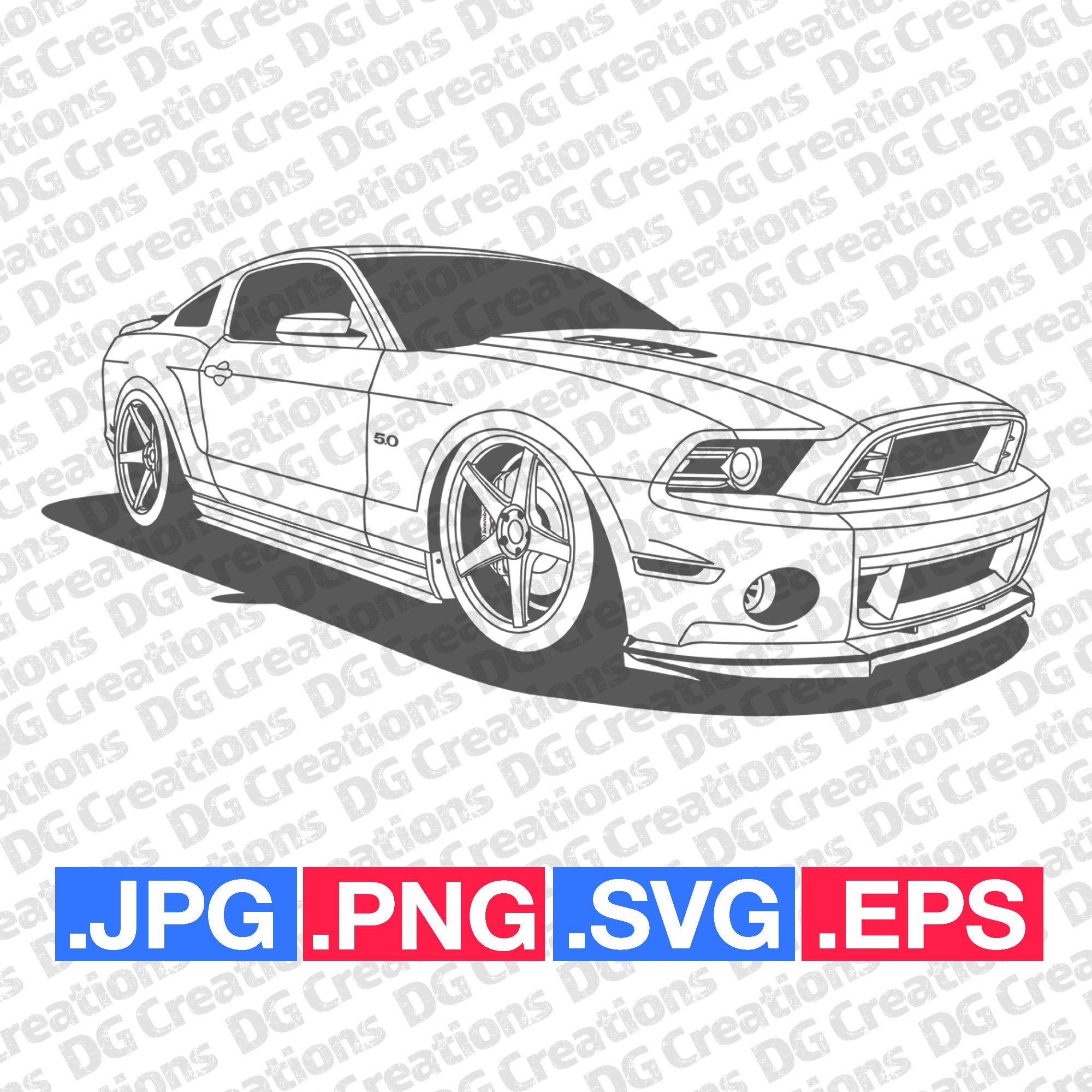 Mustang Car Vector