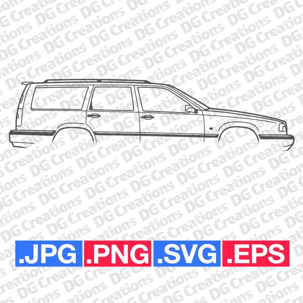 Volvo Clip Art - Etsy