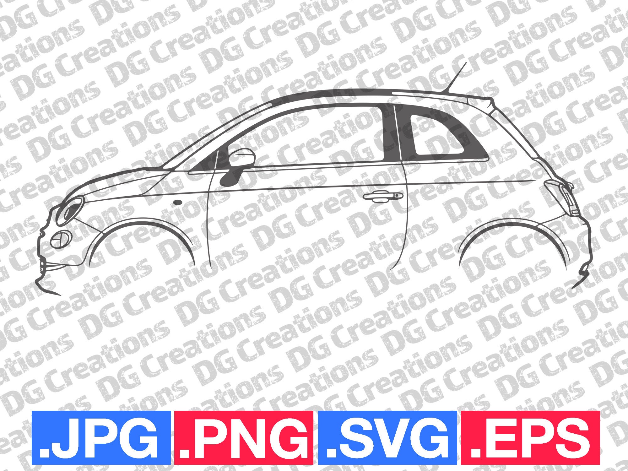 Fiat 500 Logo Vector