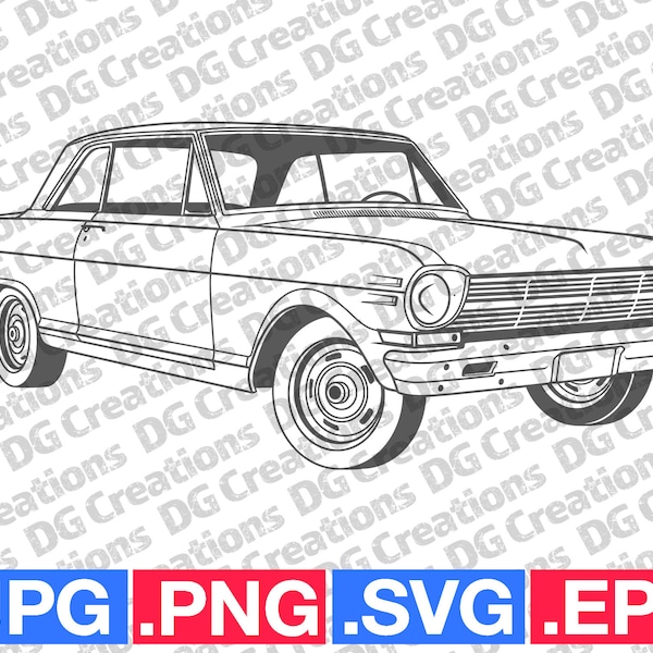 Chevy Nova Svg - Etsy