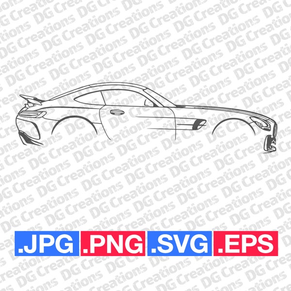 Mercedes Stencil - Etsy