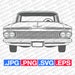Chevrolet Impala 1959 Front Classic Car SVG Clip Art Graphic Art ...