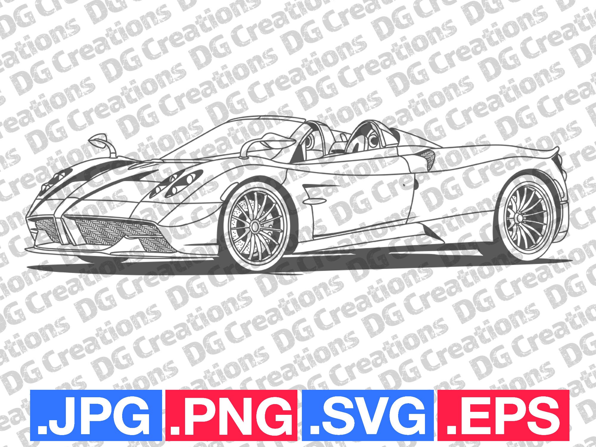 Pagani Huayra Coloring Pages
