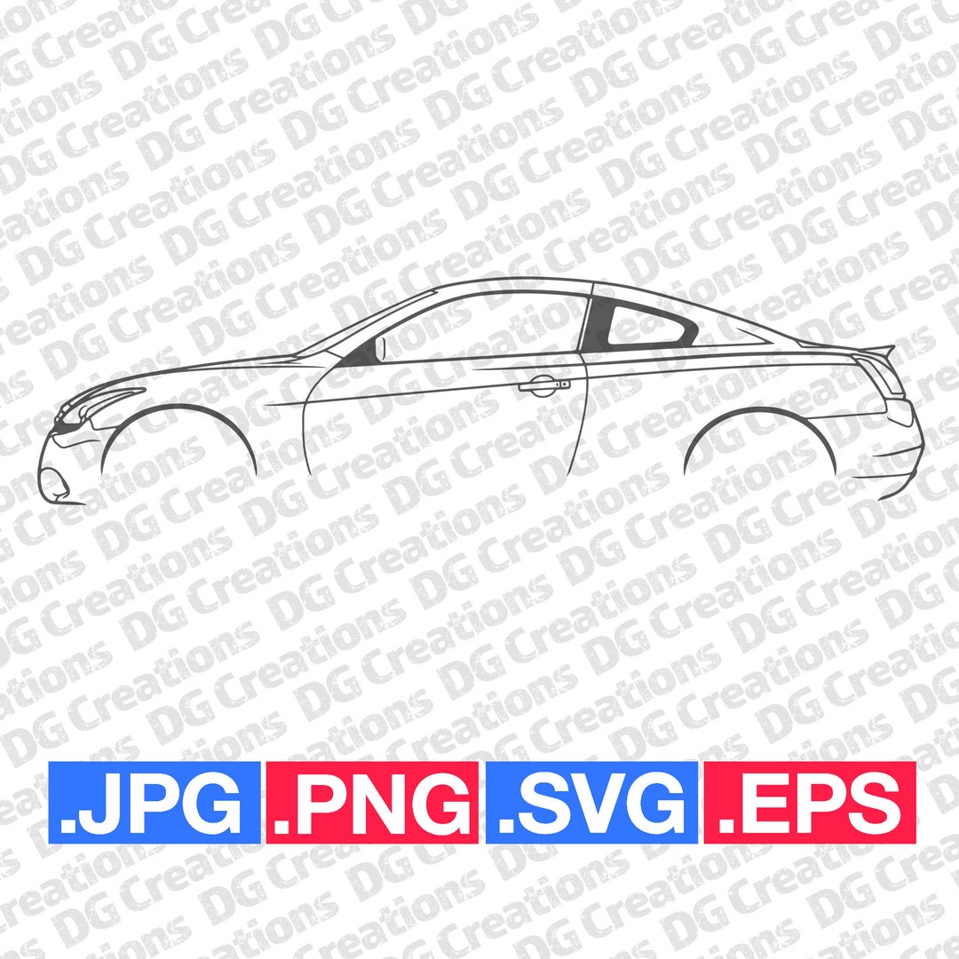 Infinity G37 2008 Car SVG Clip Art Graphic Art Instant Download ...