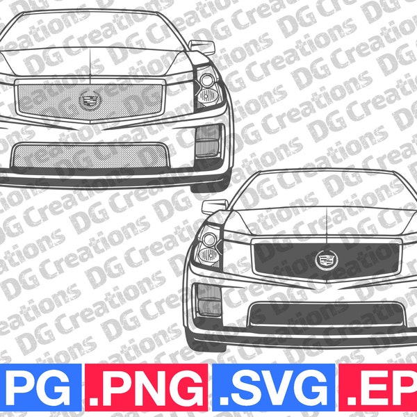 Cadillac V Svg - Etsy