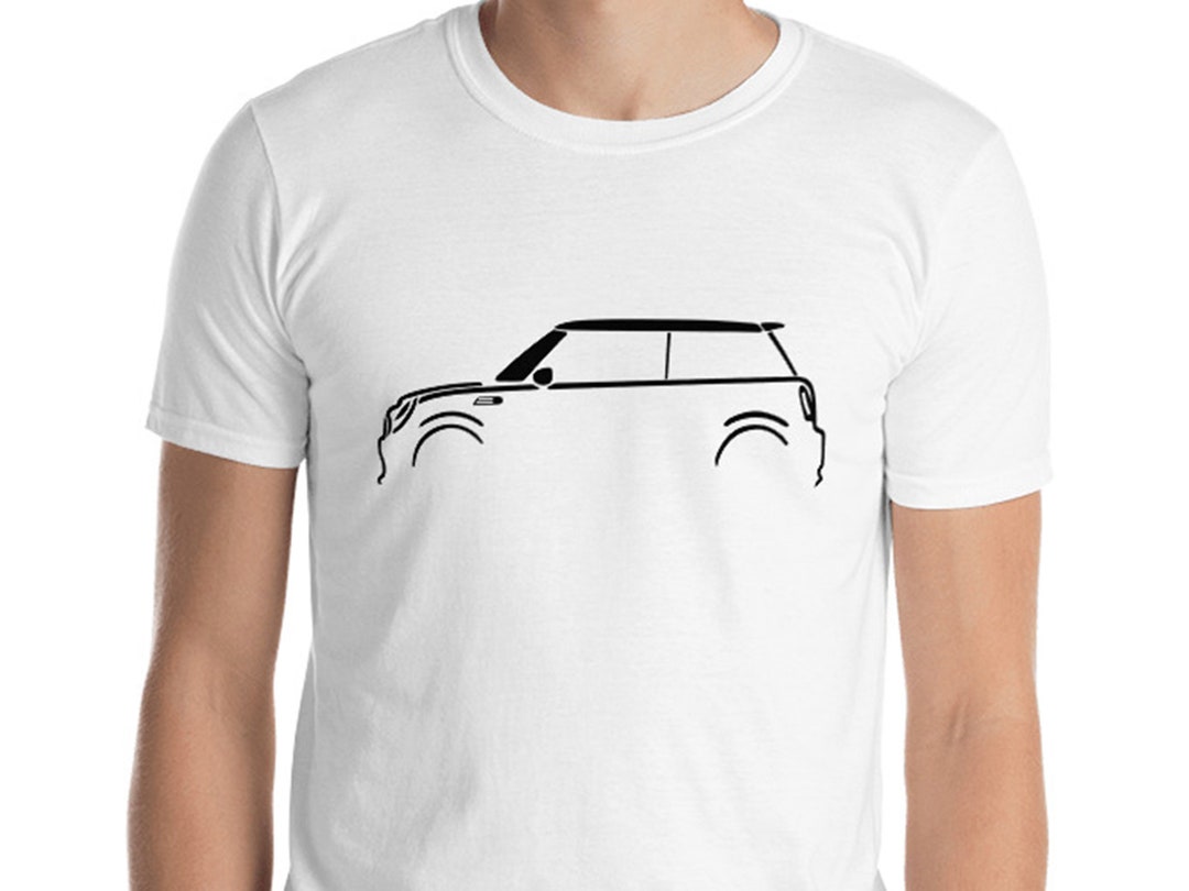 New Mini Cooper Shirt Graphic Silhouette Car Guy Gift Gearhead Clothing ...
