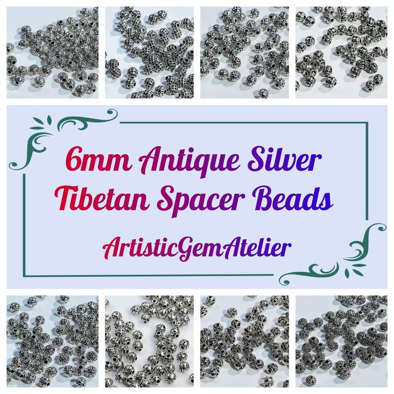 Metal Tibetan Spacer Bead - Etsy