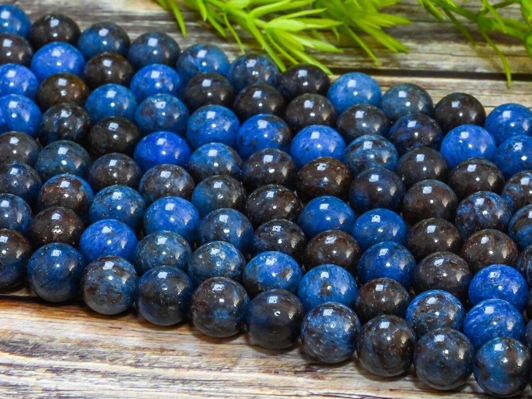15.5" African Blue Opal Smooth Gemstone Round Loose Beads 4mm 6mm 8mm ...