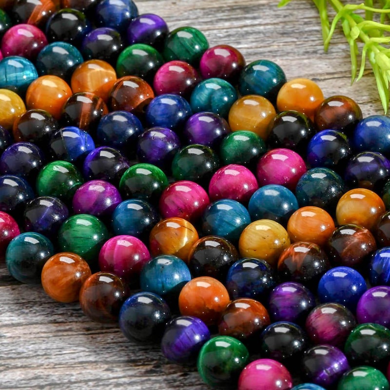 Cat Eye Color Necklace - Etsy