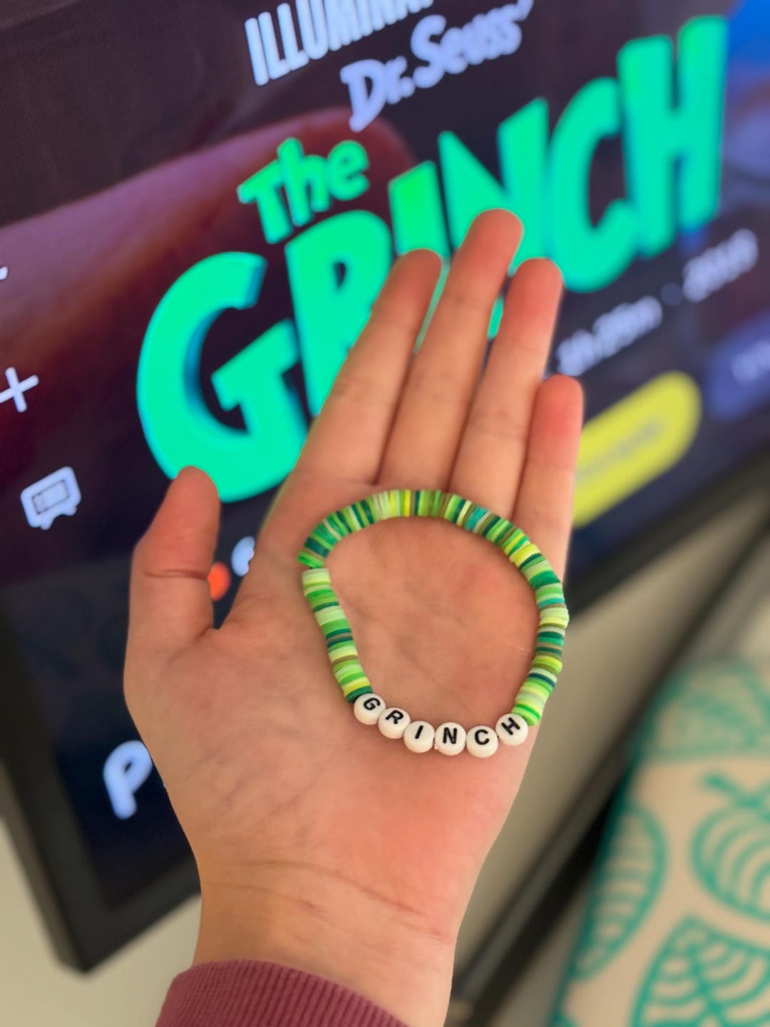 Grinch Movie Bracelet - Etsy