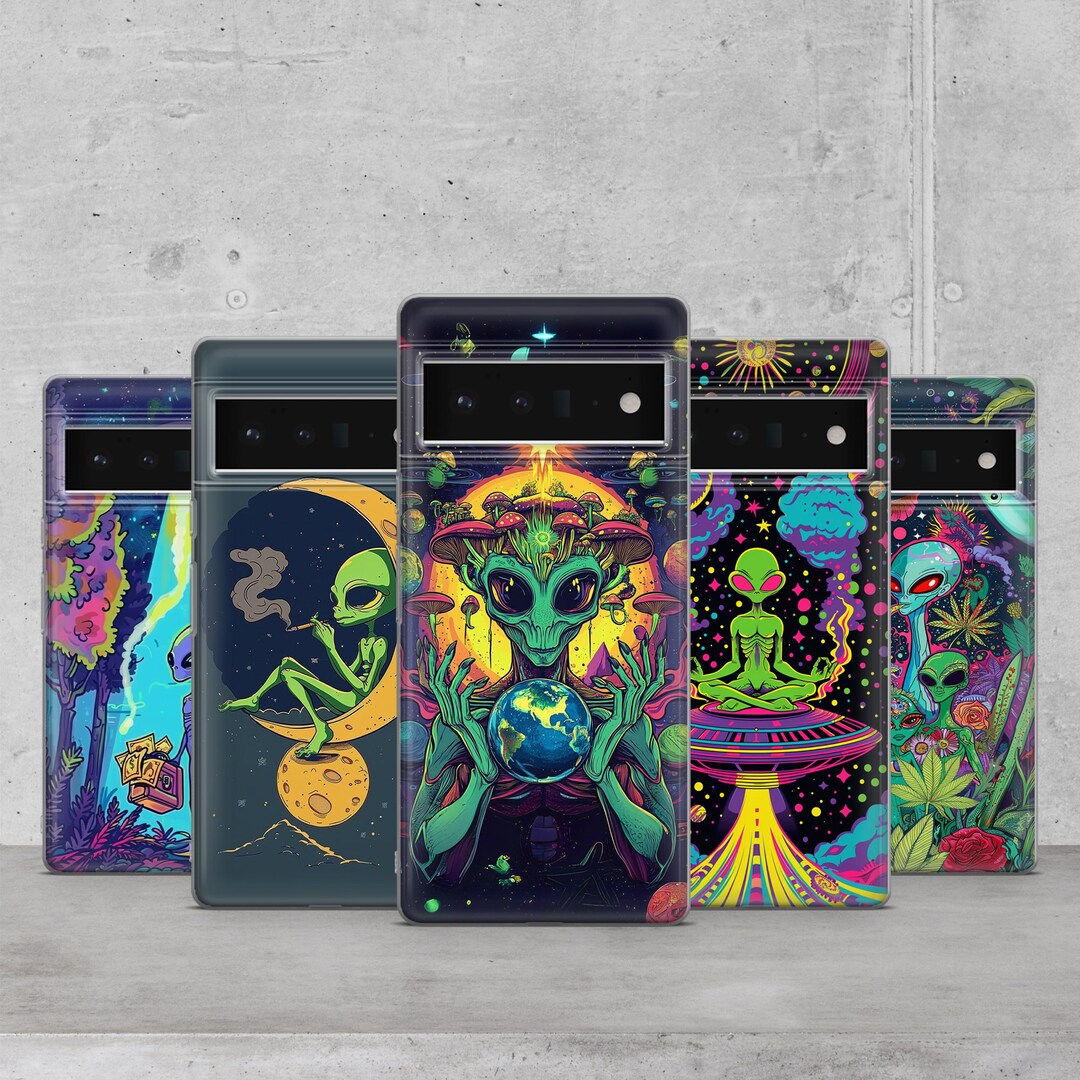 Alien Abduction Phone Case Outer Space Cover for Google Pixel 10 Pro XL ...