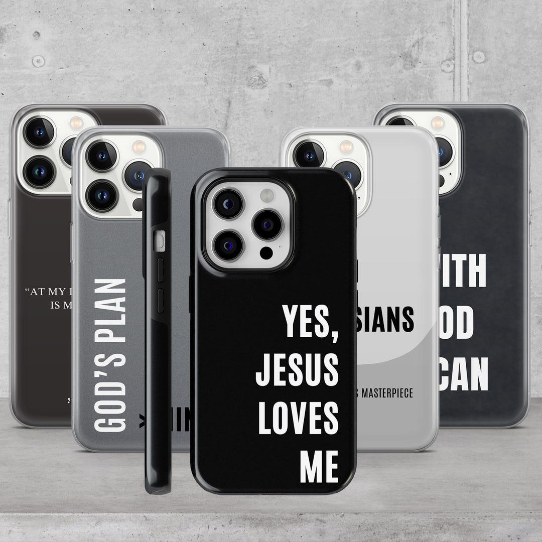 Word of God Phone Case Bible Faith Tough Cover for iPhone 16e, 16 Pro ...